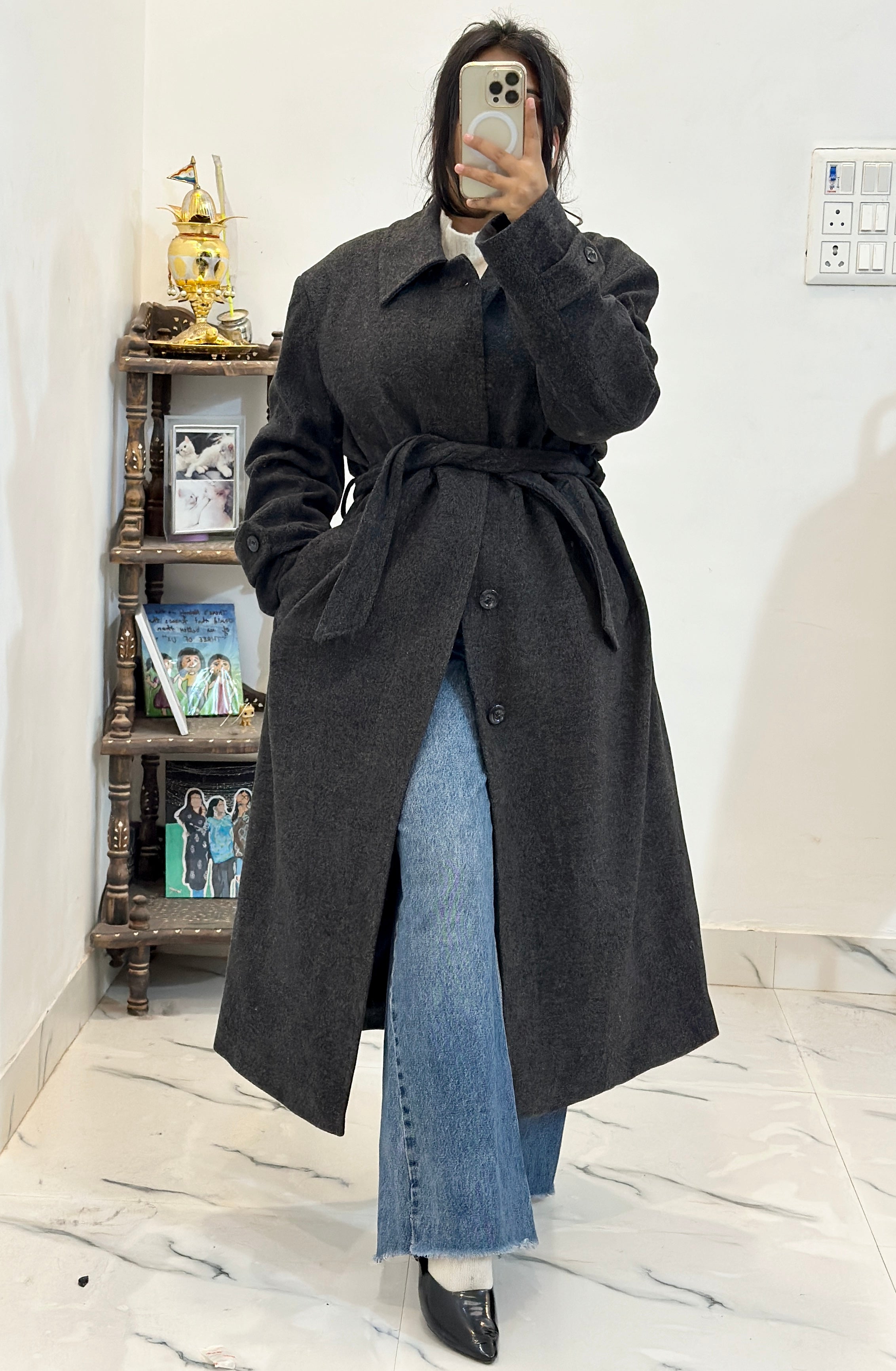Korean long coat (42-44) – Little Street